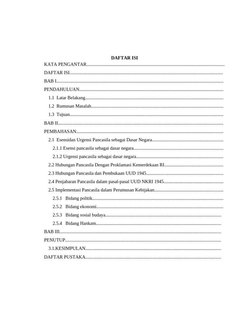 DAFTAR ISI Aan | PDF