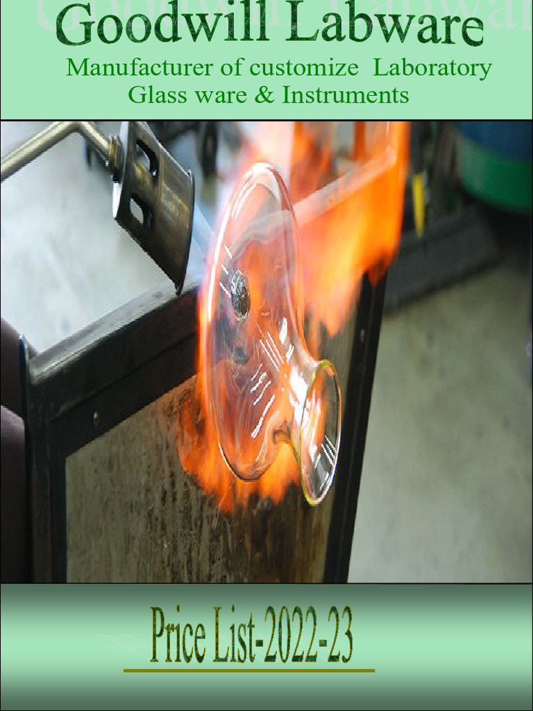 Goodwill Labware Price List 2022-23 | PDF