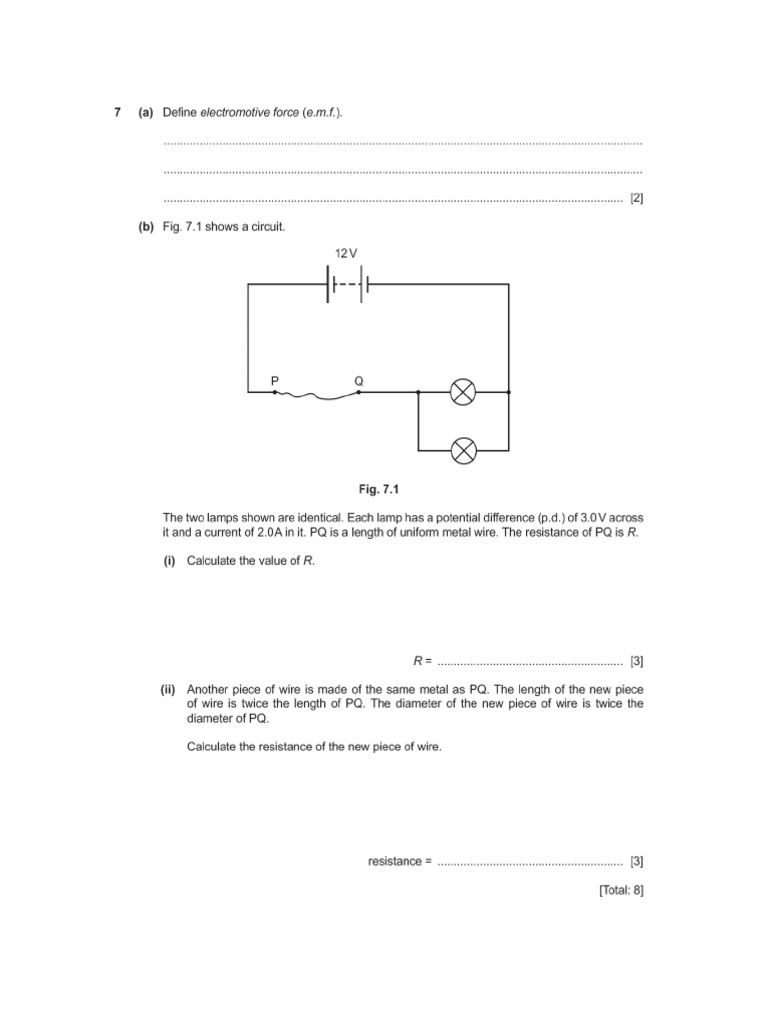 Homework On Electricity | PDF