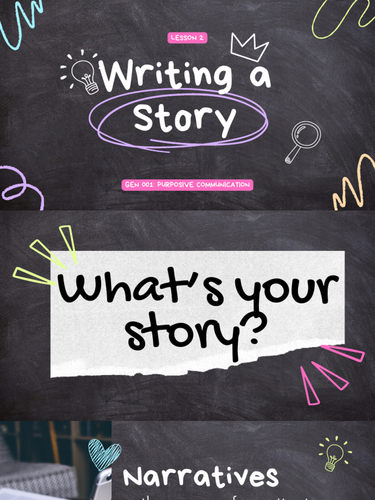 Lesson 2 Writing A Story | PDF