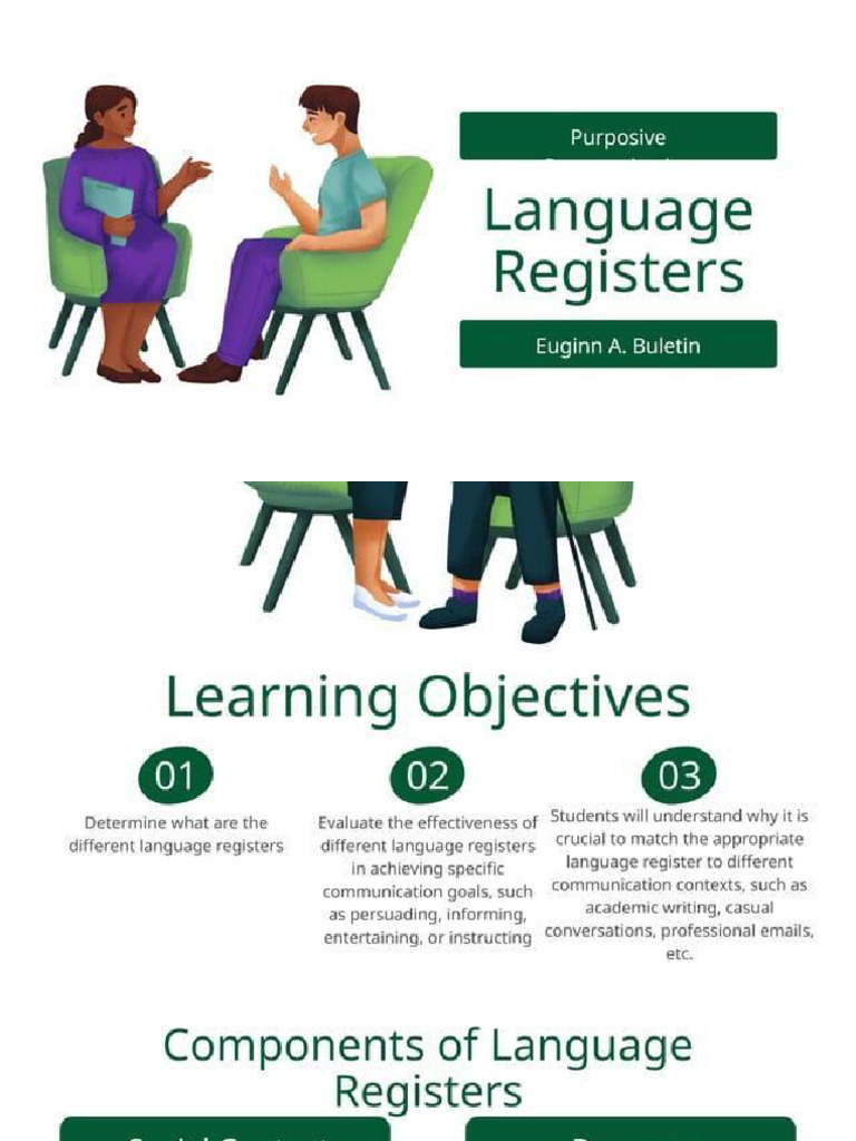 Language Register | PDF