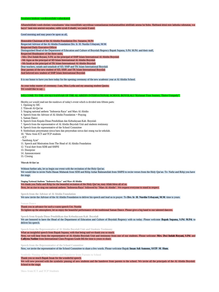 MC Script | PDF
