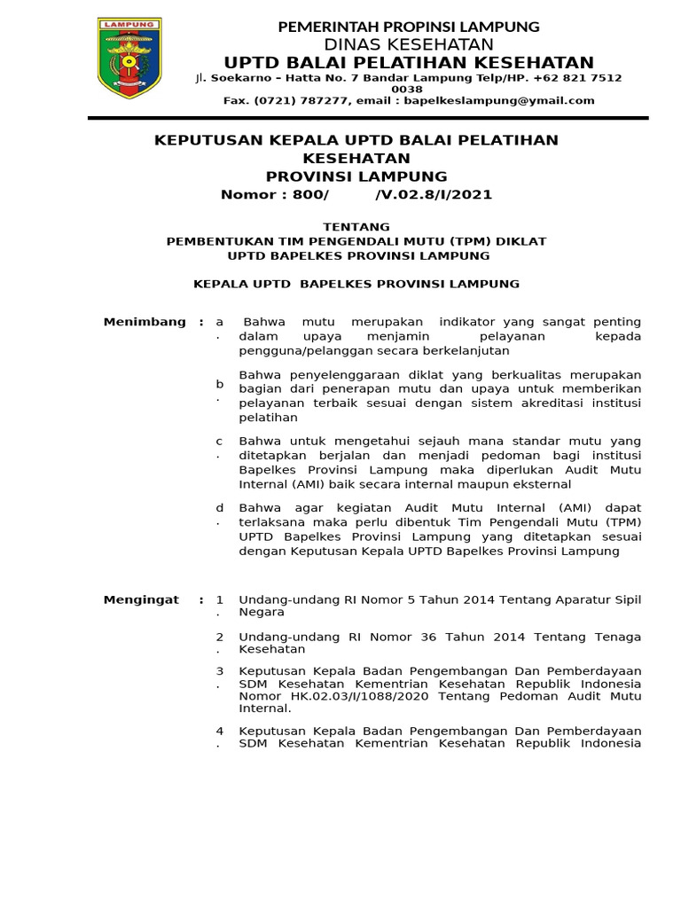 SK TPM 2021.okee | PDF