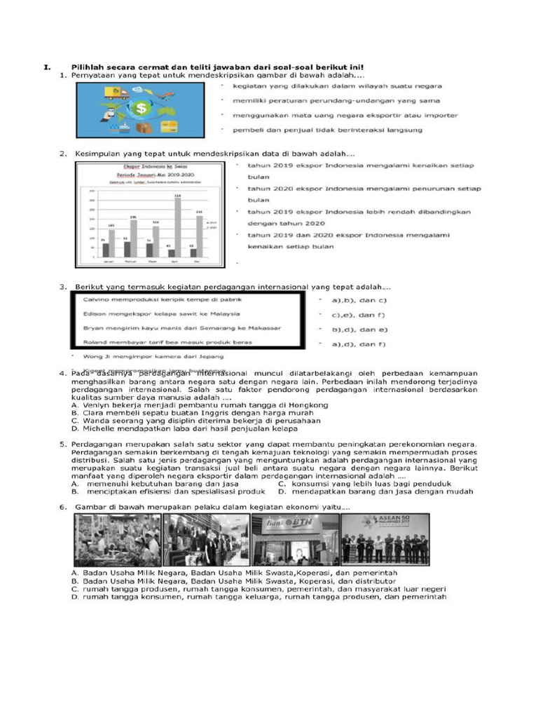 Latihan Uts Ips 9 | PDF
