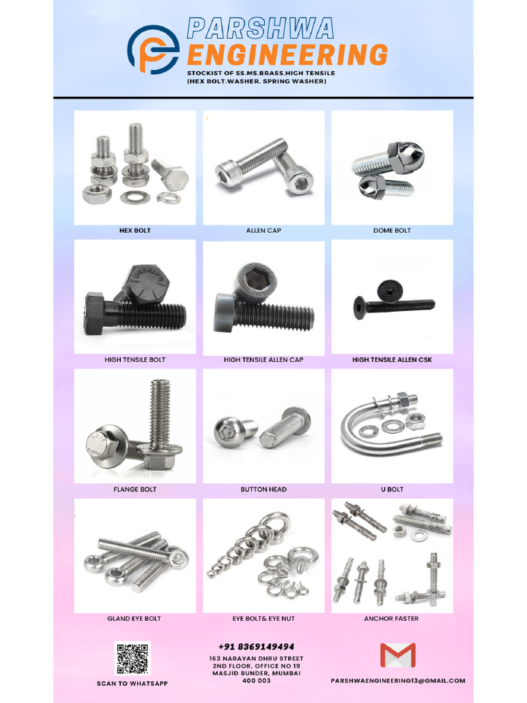 Product List (Parshwa Engineering) | PDF