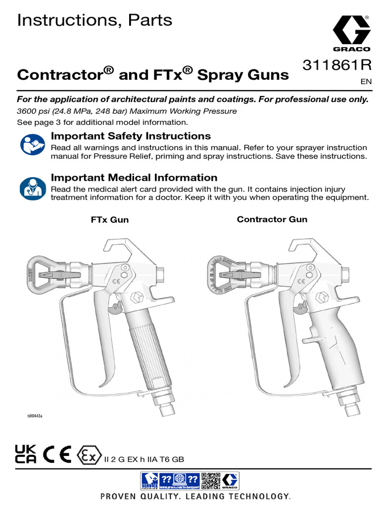 Manual FTx Spray Gun | PDF