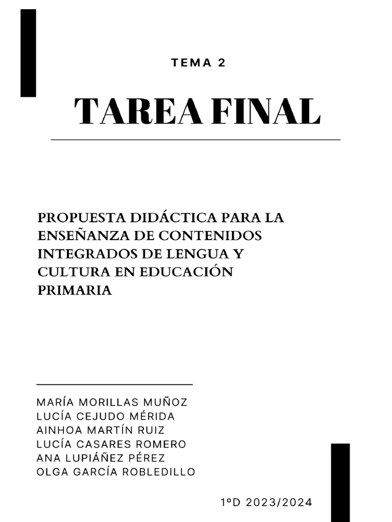 Tarea Final Tema 2. | PDF