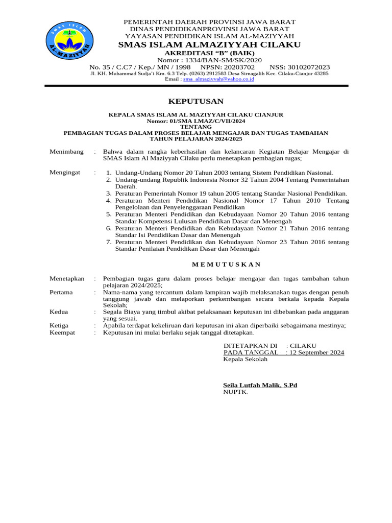 SKBM 2024-2025 | PDF