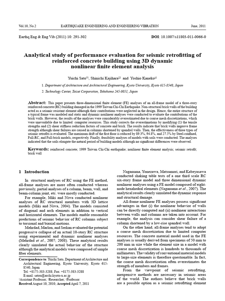 Seismic Wall | PDF