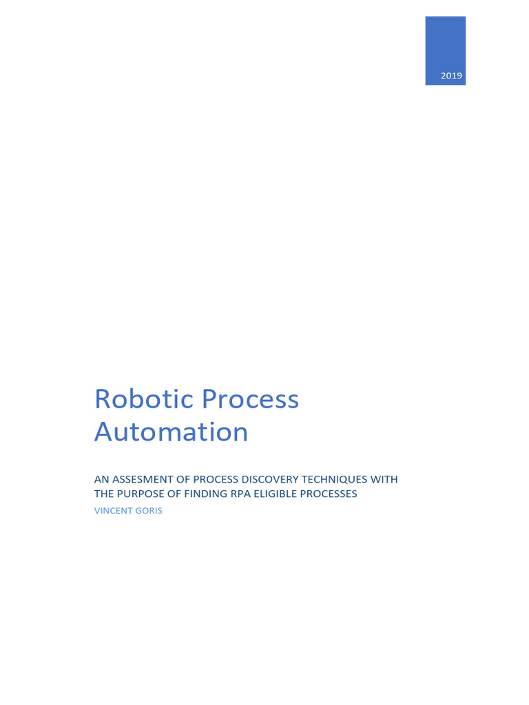 Robotic Process Automation | PDF