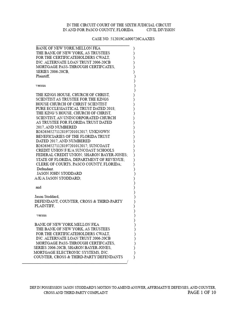 6 21 24 Defendants Motion For Leave To Amend Answer | PDF