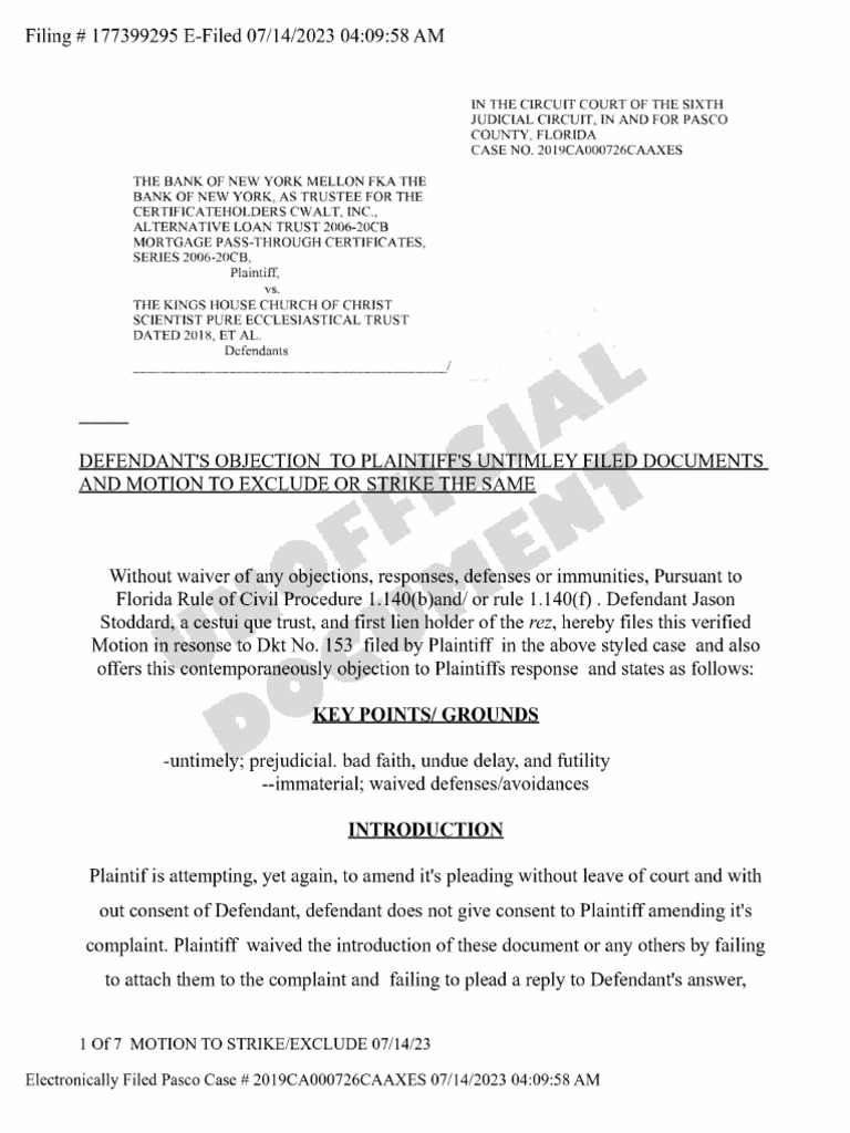 My Motion To Exclude de 154 | PDF