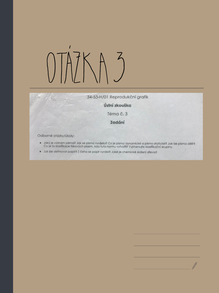 Otázka 3 - Technologie Grafika | PDF