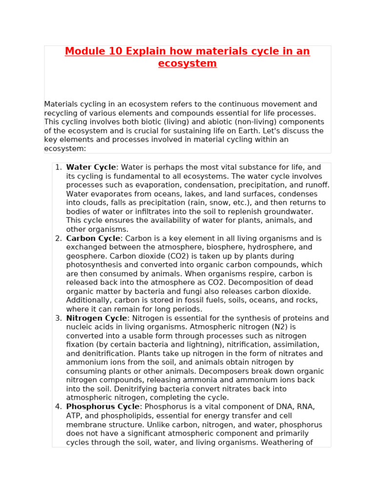 Module 10 Science 8 For Students | PDF