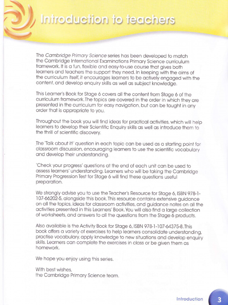 Cambridge Primary Science 6-4 | PDF