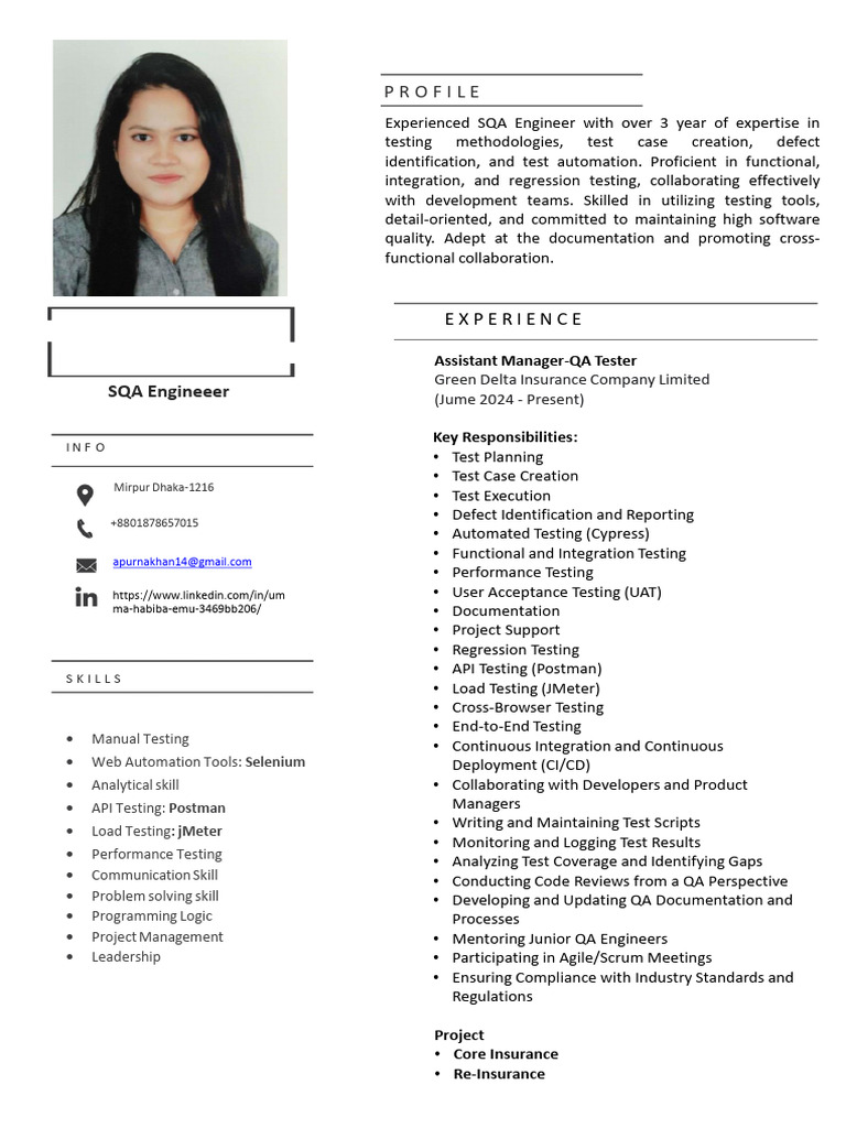 Umma Habiba Emu RESUME | PDF