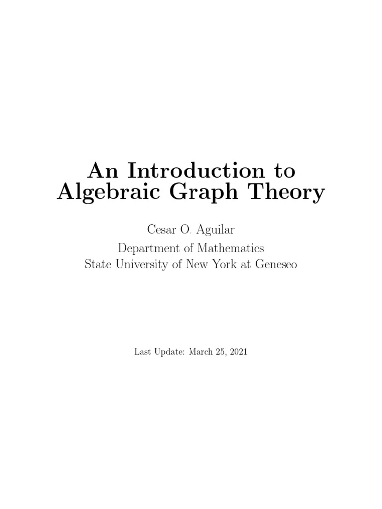 algebraic-graph-theory (2) | PDF algebraic-graph-theory (2) | PDF