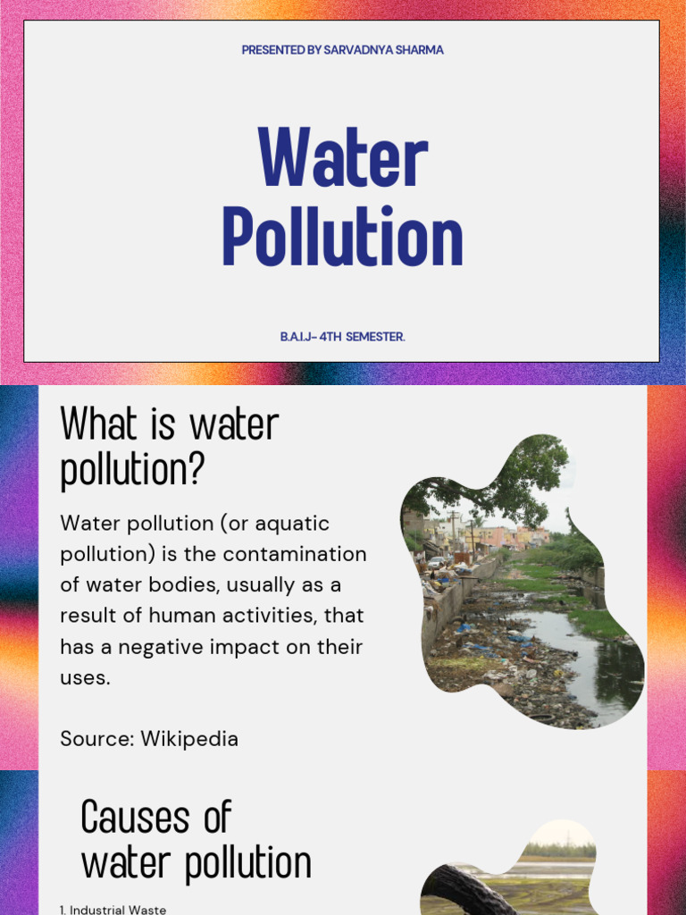 Water Pollution | PDF