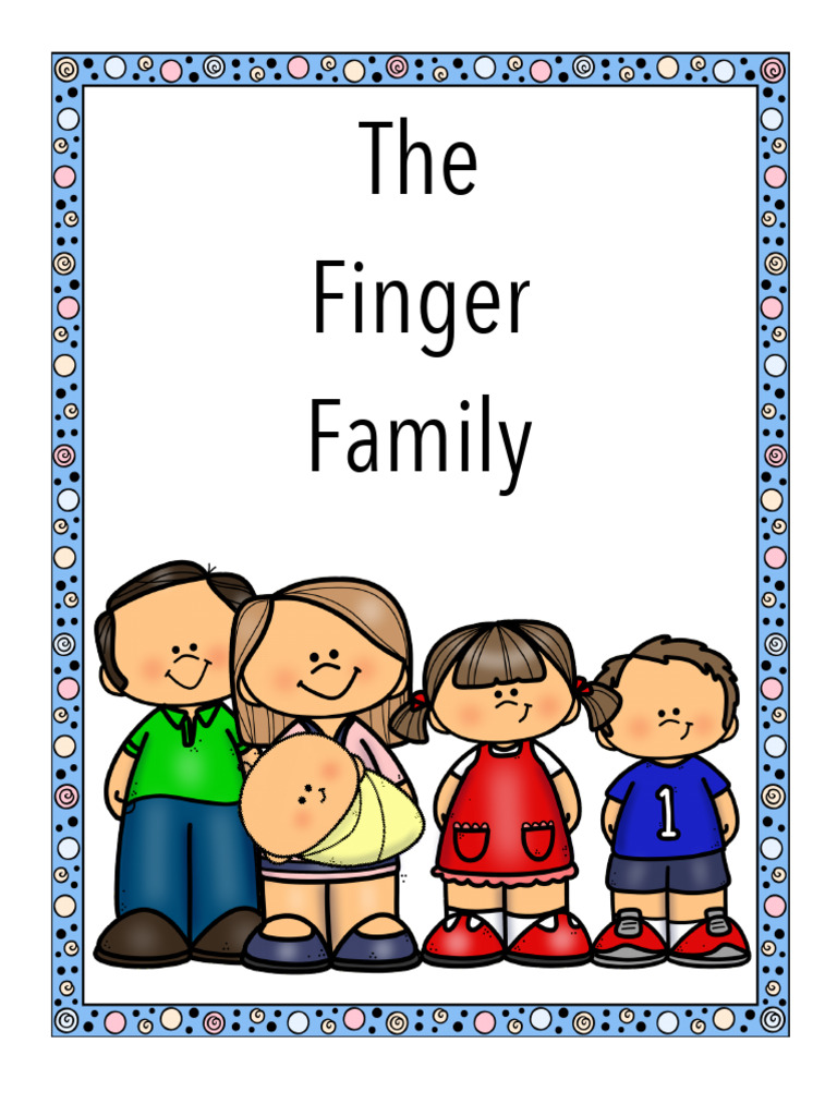 Finger Family Interactive Storybook | PDF | Language Arts & Discipline ...