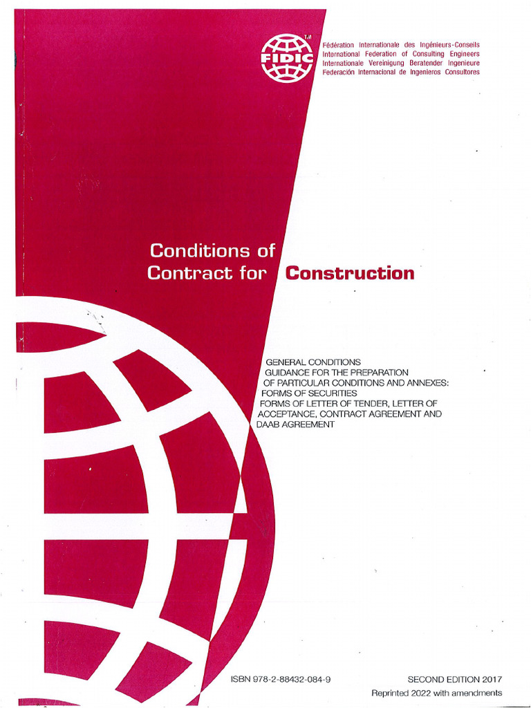 Construction Contract 2nd Ed (2017 Red Book, Reprinted 2022 With ...