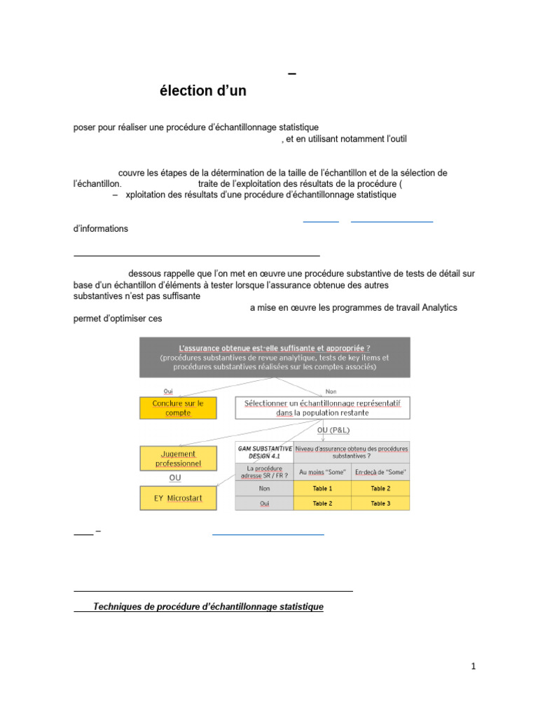 Fiche Pratique - Tests de Détails - Echantillon - Selection | PDF
