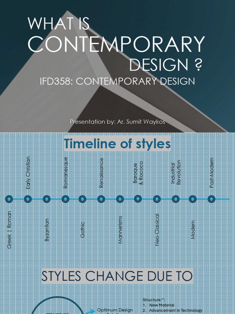 INTRODUCTION TO CONTEMPORARY DESIGN | PDF