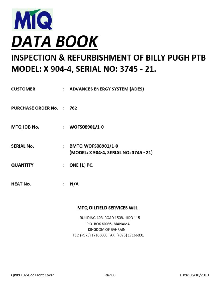 PTB - X904-4 | PDF