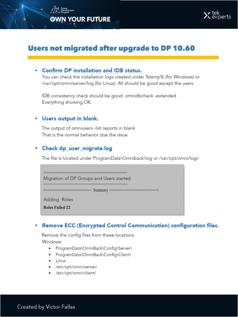 Users migration fails_Edited | PDF