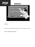 Law of Radical | PDF | Mathematics