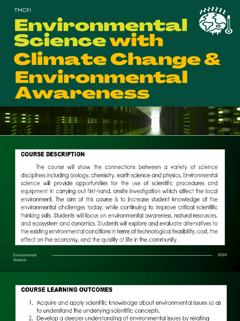 Environmental Science | PDF