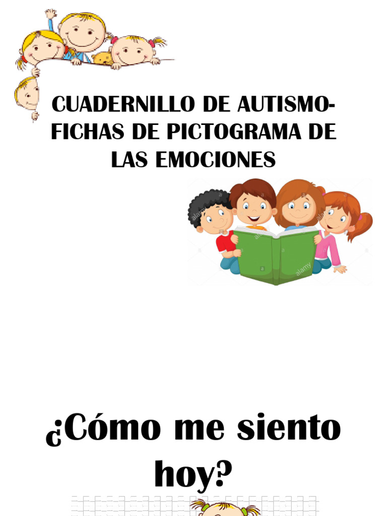 Cuadernillo de Autismo-Fichas de Pictograma de Las Emociones | PDF