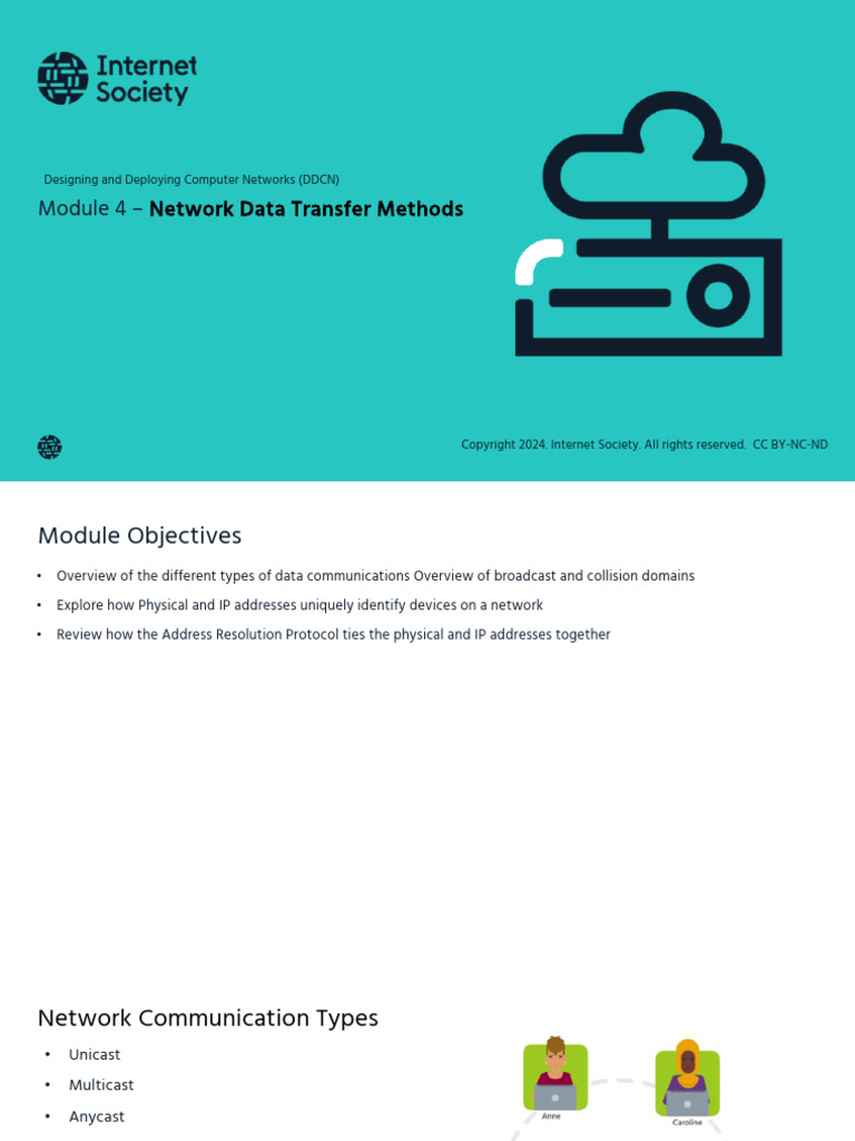 DDCN M4 Network Data Transfer Methods (PPT) V01 | PDF