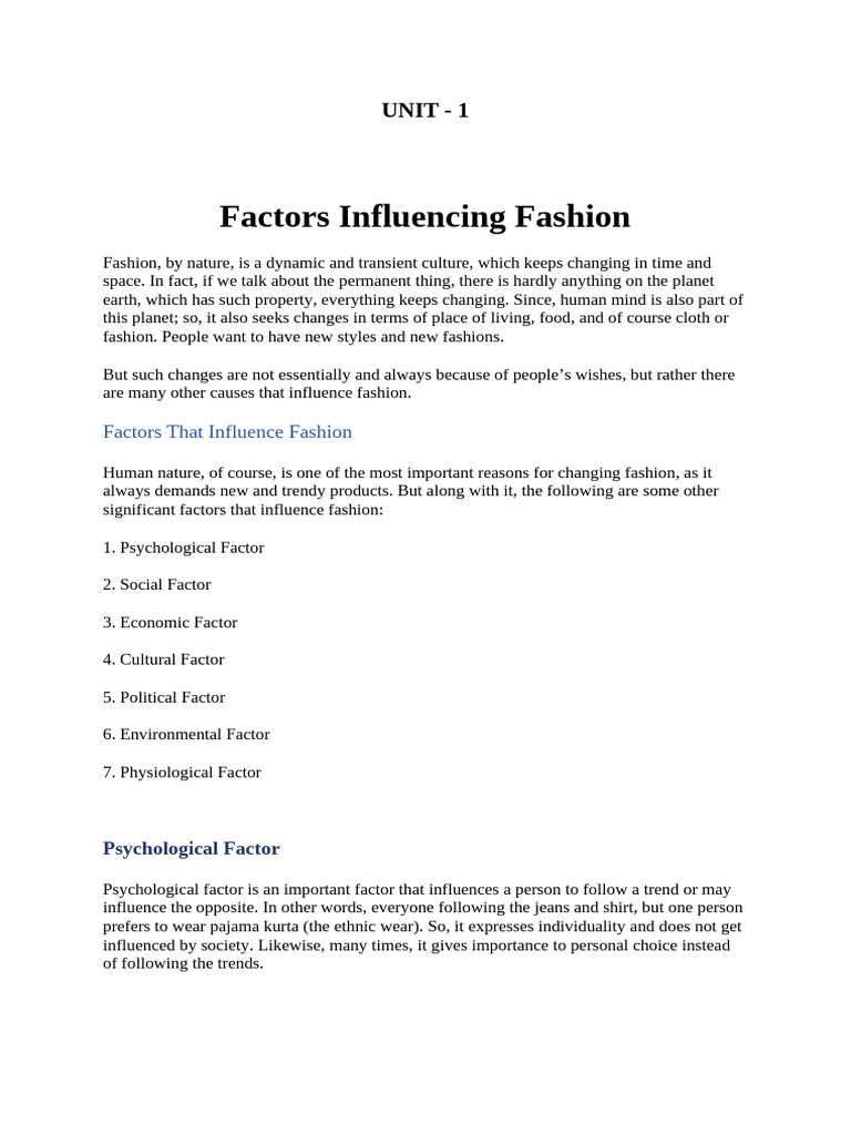 FCP Notes Unit | PDF