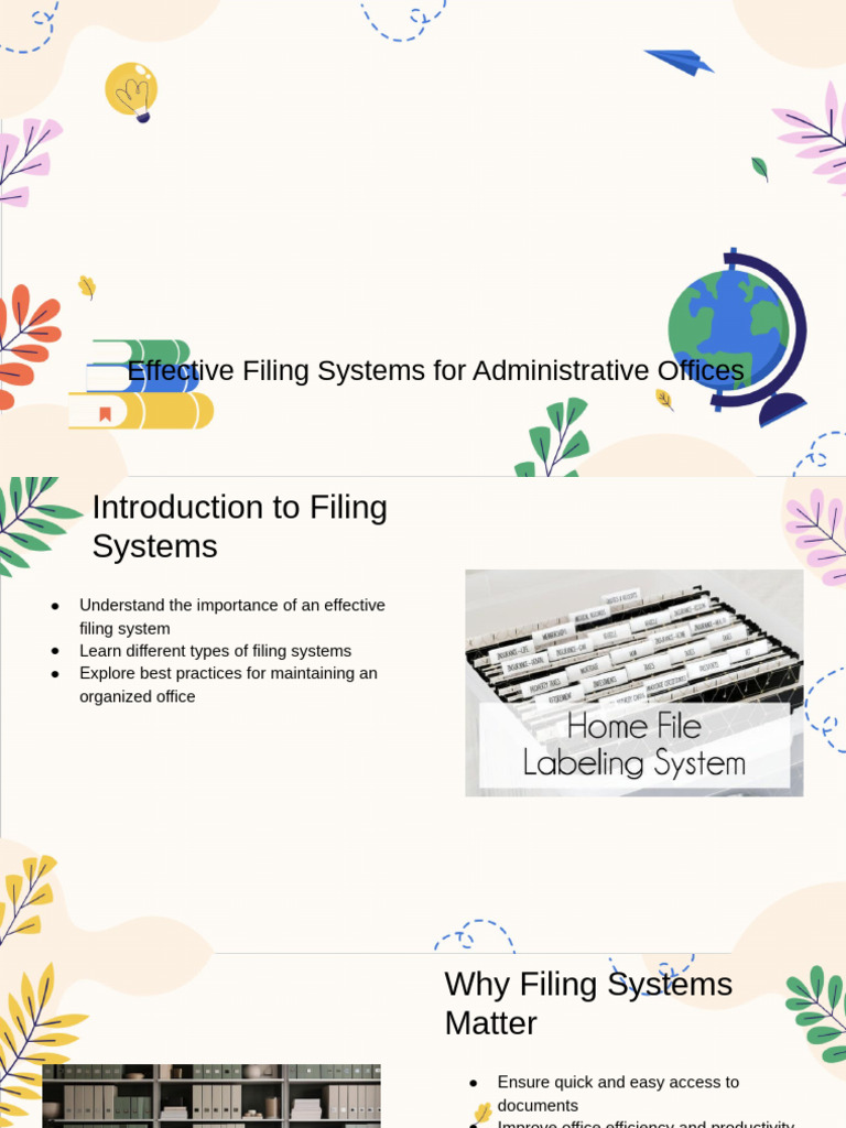Filing System | PDF