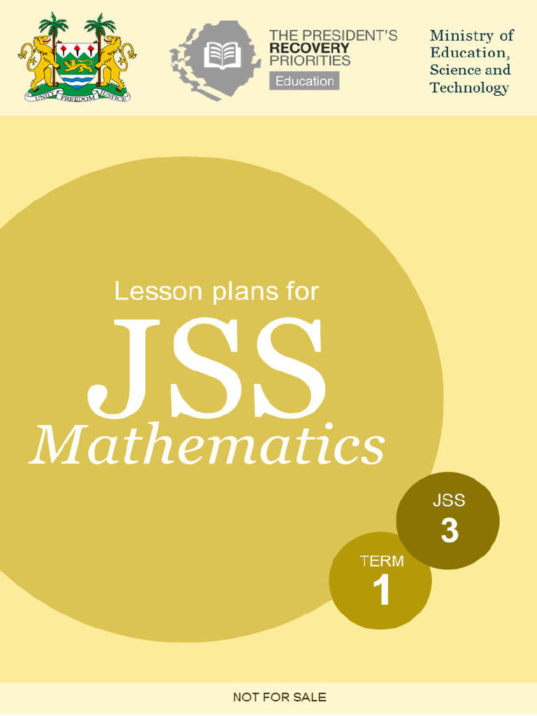 Maths JSS 3 Term 1 | PDF