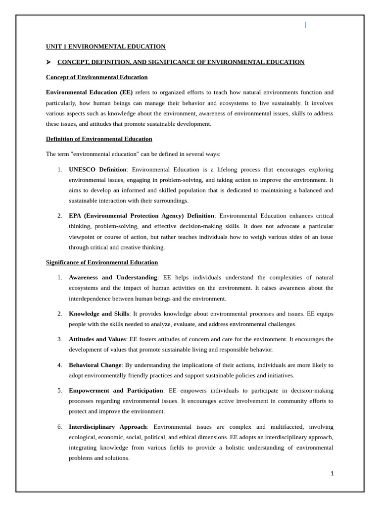 ENVS | PDF