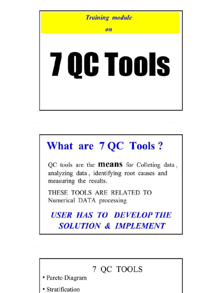 7 QC Tools | PDF