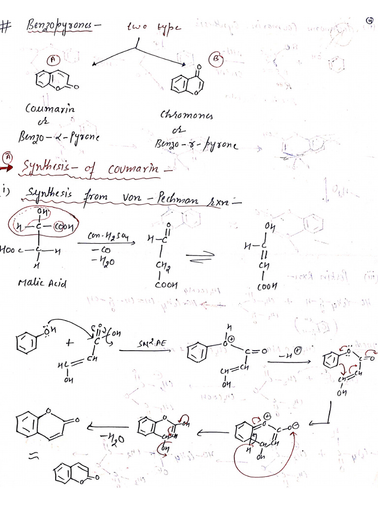 Synthesis of Coumarin and Chromones | PDF