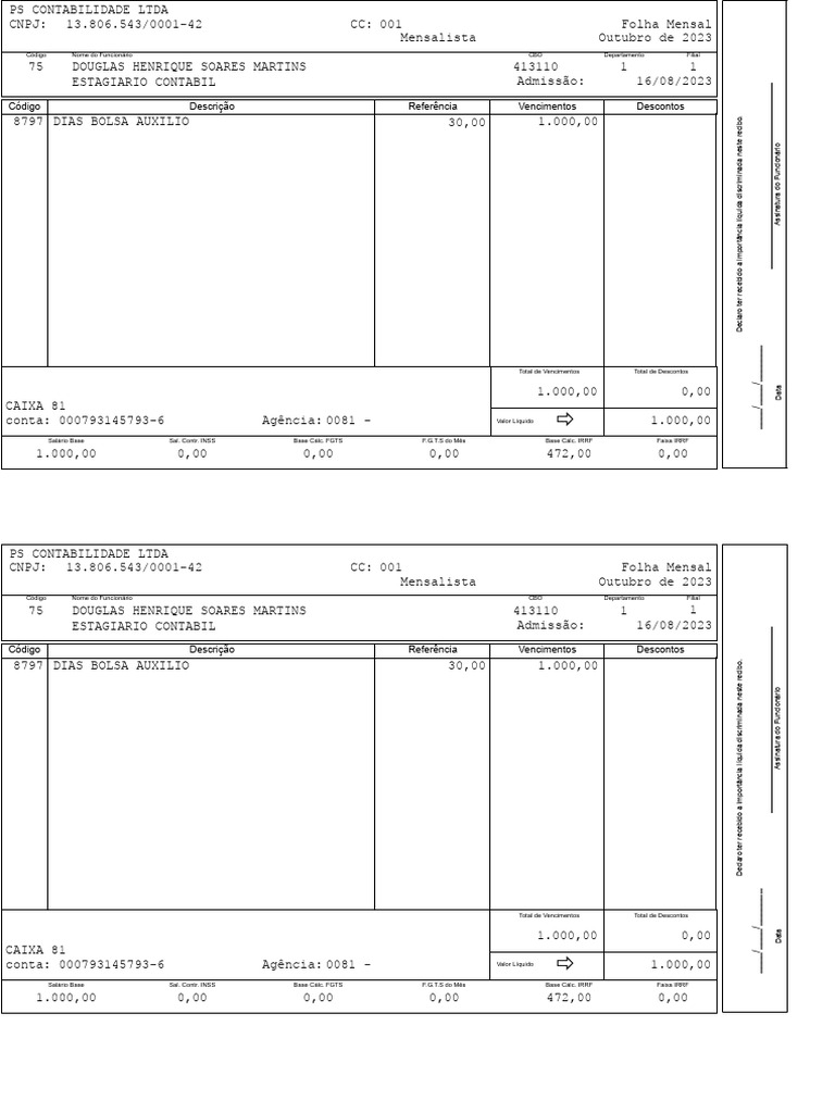 Payslips 2 | PDF