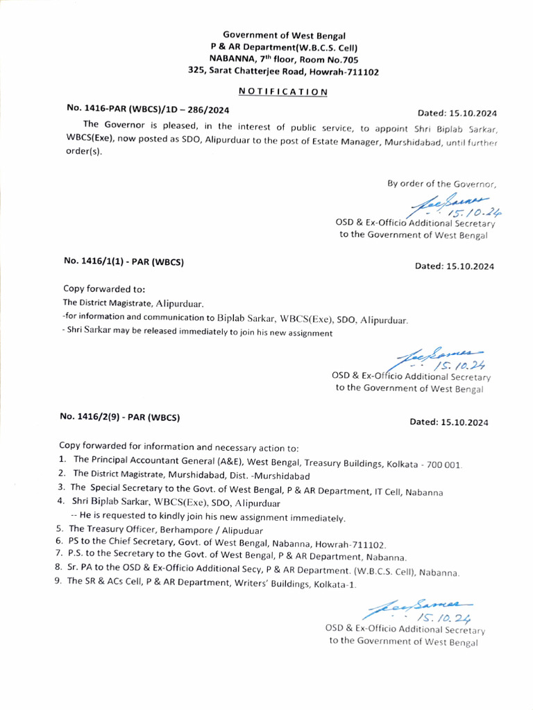 Howrah-711102: The The Interest of To Shri | PDF