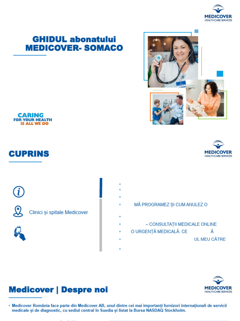 Ghidul Abonatului Medicover | PDF