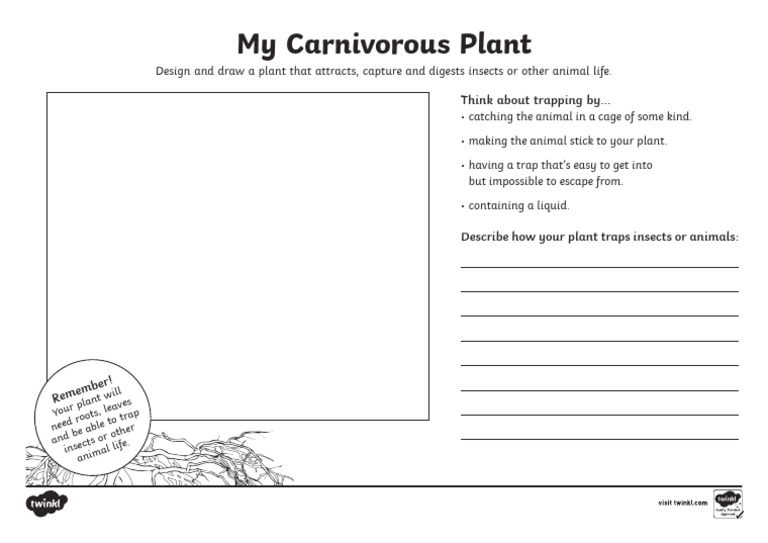 AU-T2-S-274-Design-A-Carnivorous-Plant-Activity-Sheet | PDF