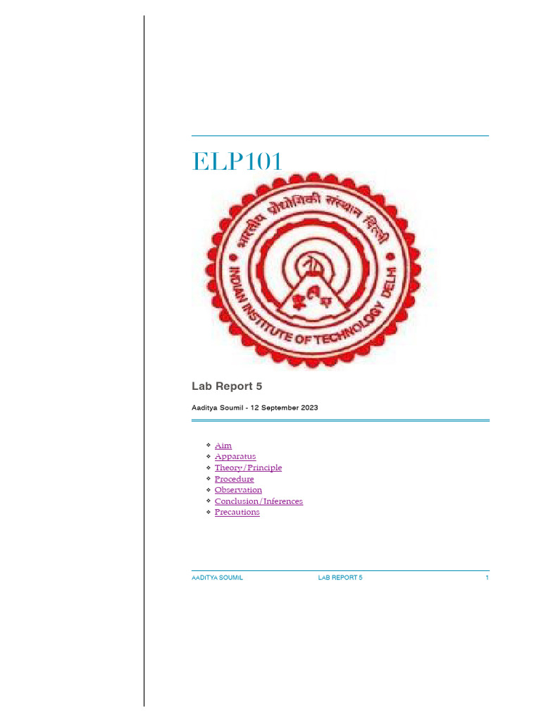 Elp LR5 | PDF