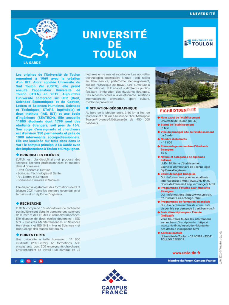 Univ Toulon FR | PDF