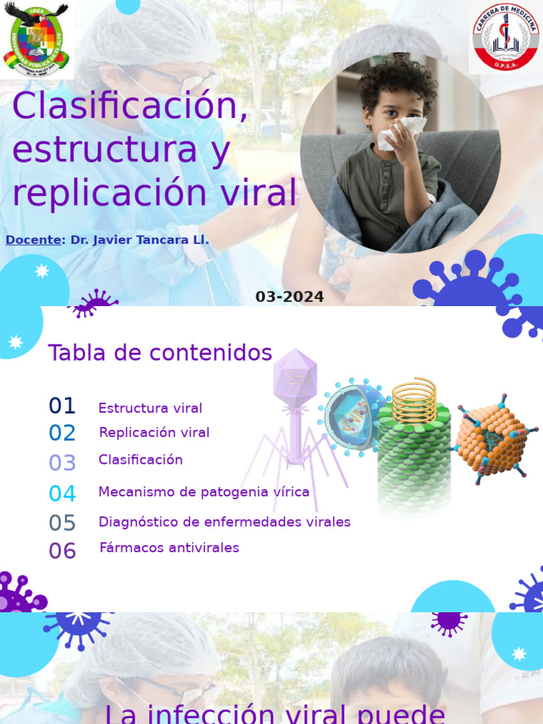 Clasificación, Estructura y Patogenia Viral | PDF