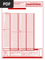 PRC Sample Answer Sheet For LET (Version 2.0) | PDF