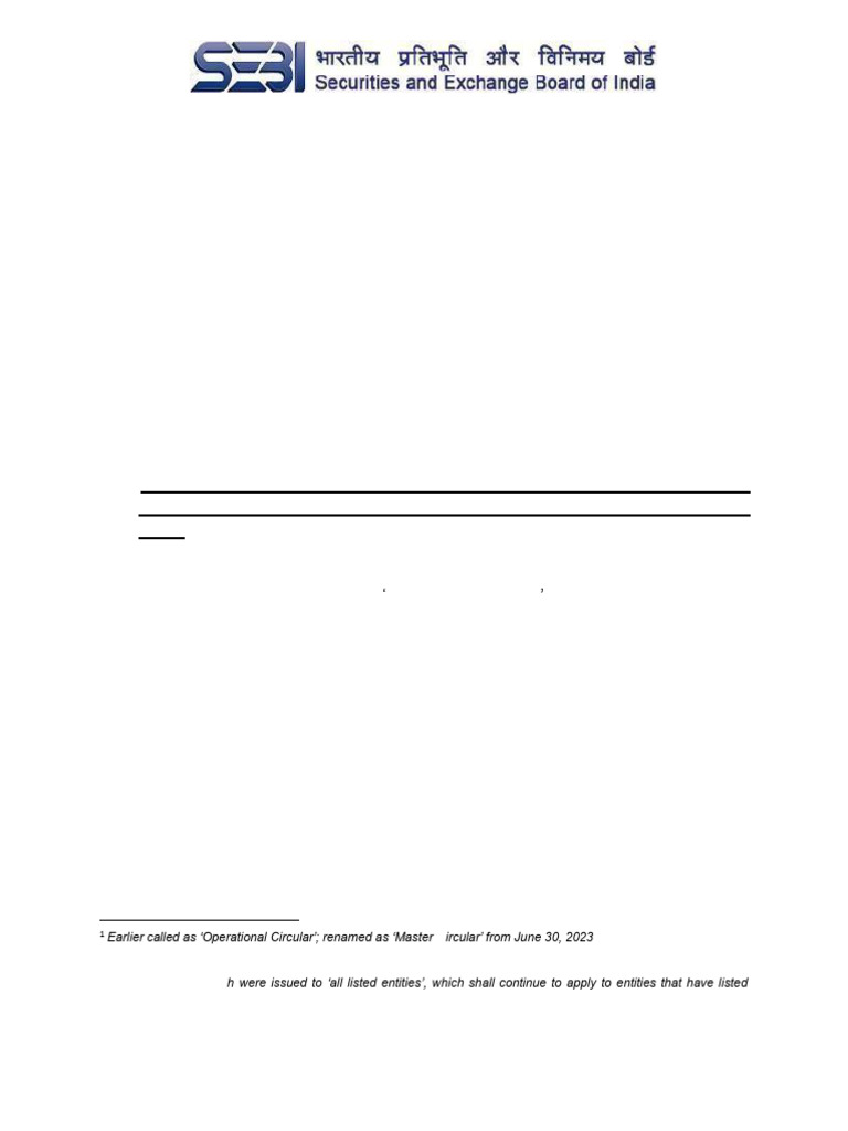 Master Circular NCS | PDF