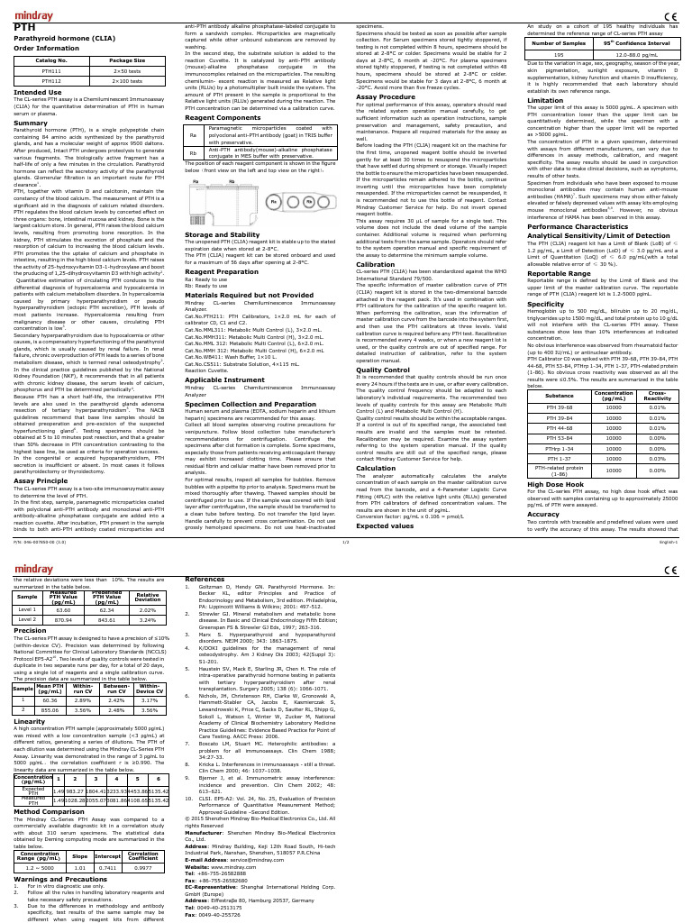 PTH - Parathyroid hormone | PDF