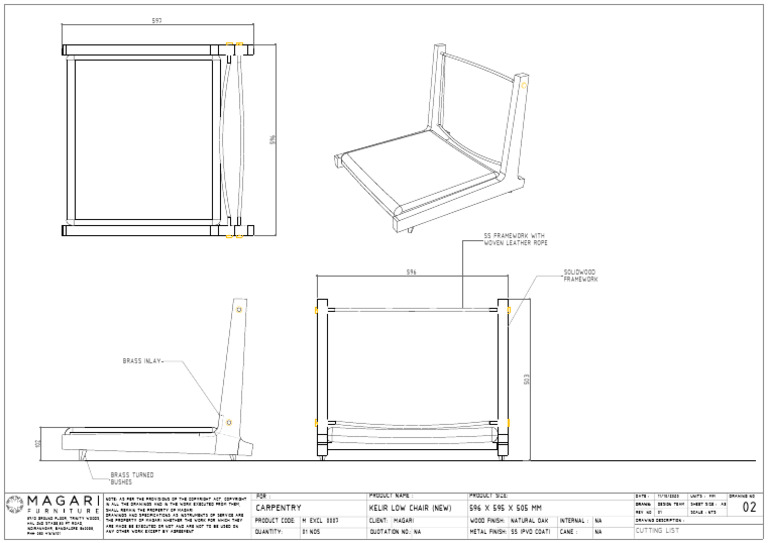 M_EXCL_0007 [LOW DINING CHAIR] | PDF