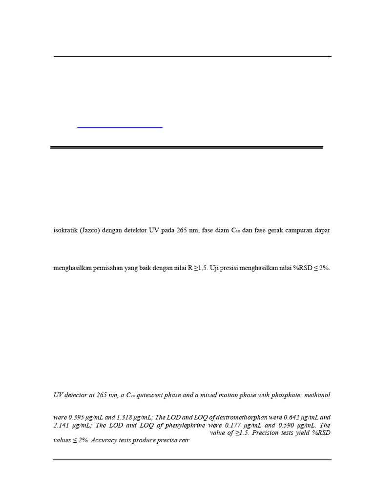HPLC Method for Cough Syrup Analysis | PDF | High Performance Liquid ...
